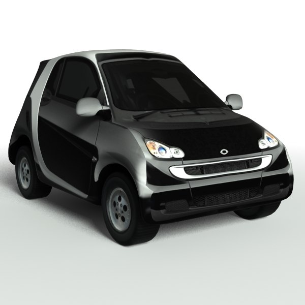 3ds max smart car