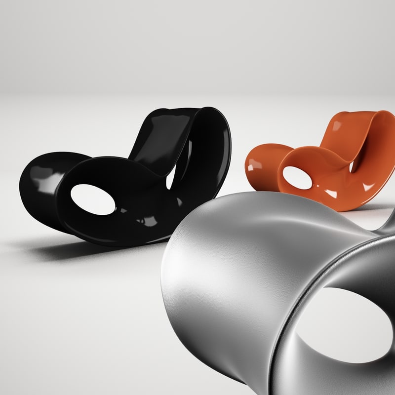 3d ron arad voido rocking chair