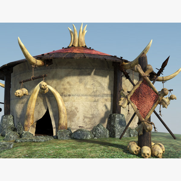 maya orc shaman den fantasy house