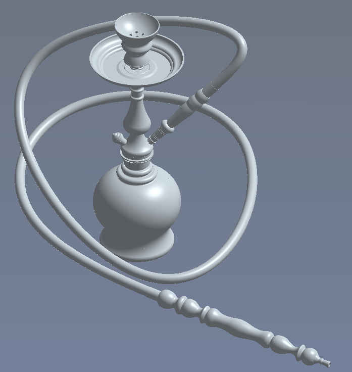 3d 3ds shisha ottoman style