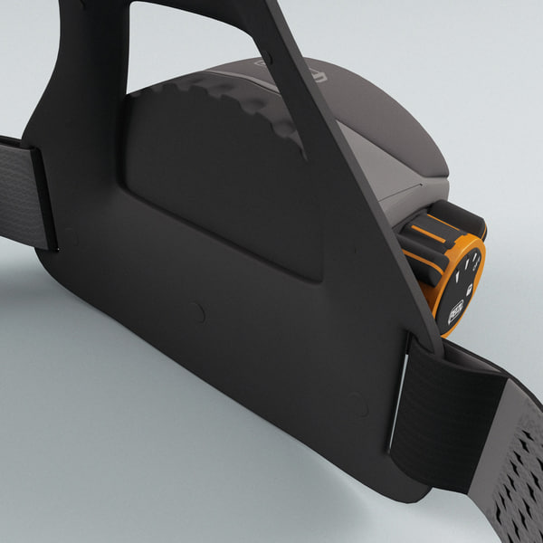 3d model headlamp petzl v2