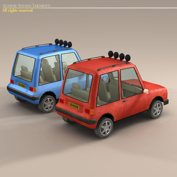 cartoon suv 3ds
