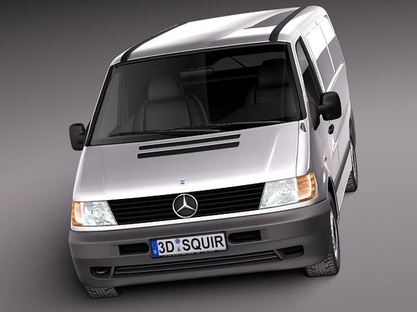 3d model mercedes vito 1995 2000