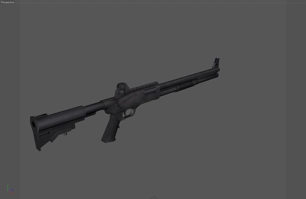 free fn tactical 3d model