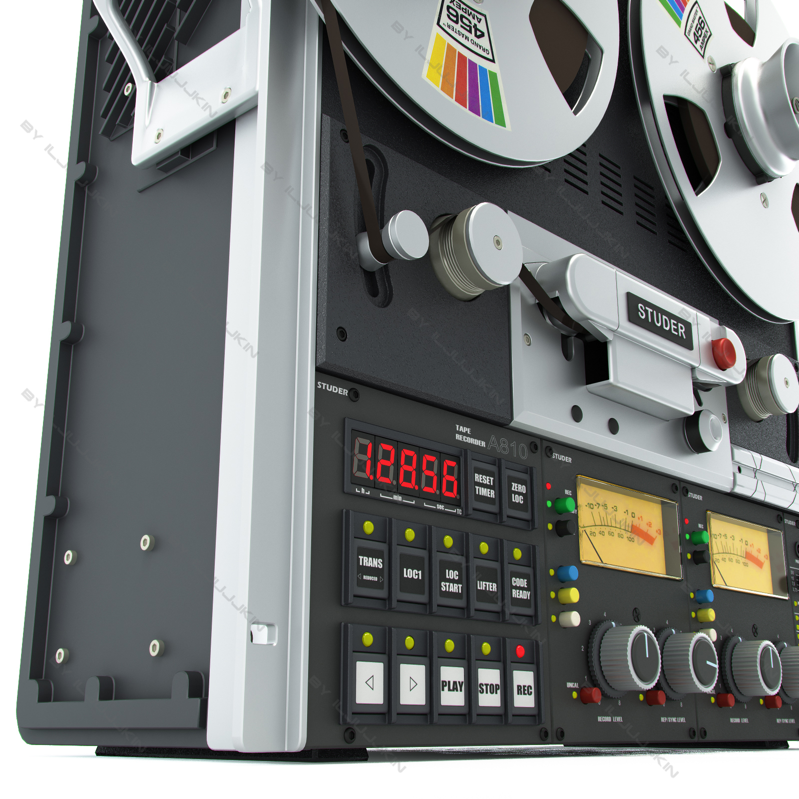 retro electronics 70s c4d