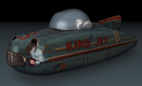 modelo 3d Yonezawa King Jet Racer - TurboSquid 626321