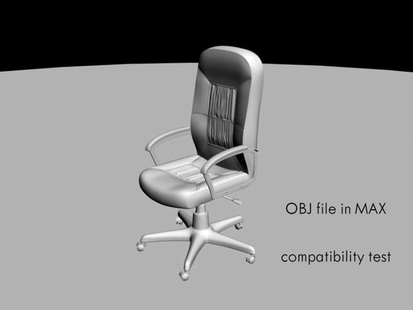 free obj mode chair office