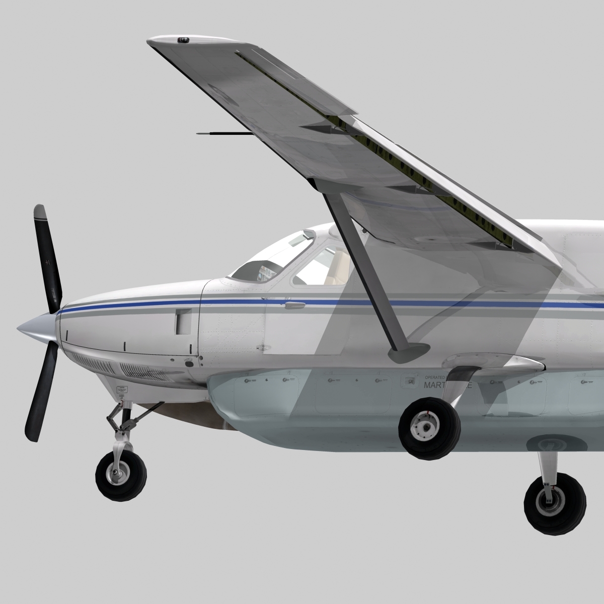 cessna 208 cargo super 3d dxf