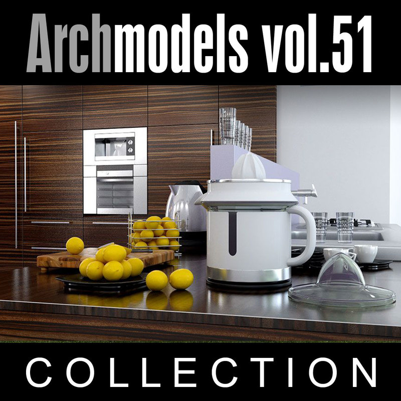 archmodels vol 51 kitchen 3d model