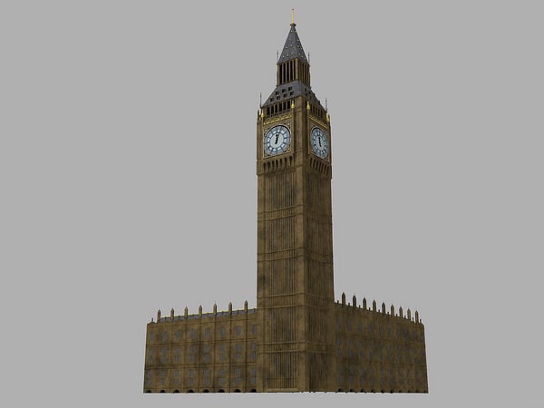 big ben 3d model