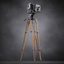 3d model realistic vintage camera tripod