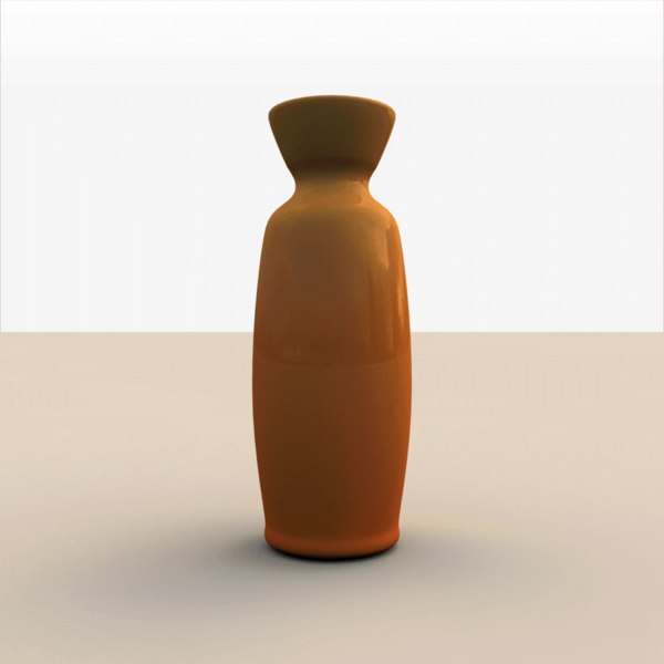 free ceramic pottery vase 3d model