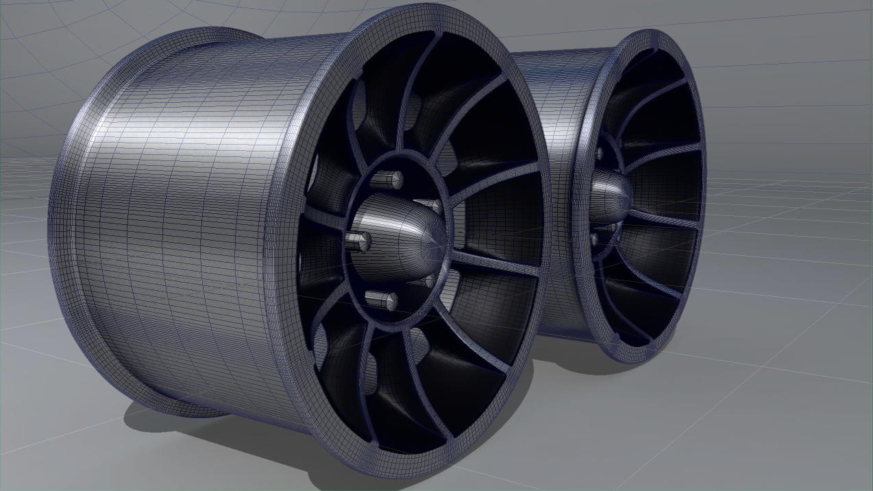 american racing vector obj