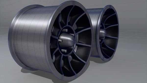 american racing vector obj