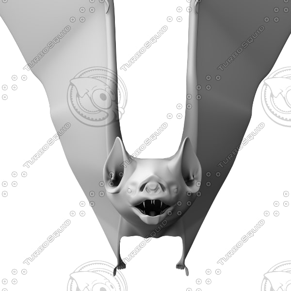 3d vampire bat model
