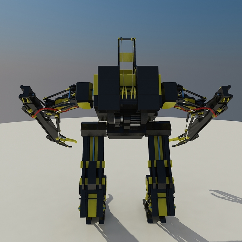 robot loader 3d model