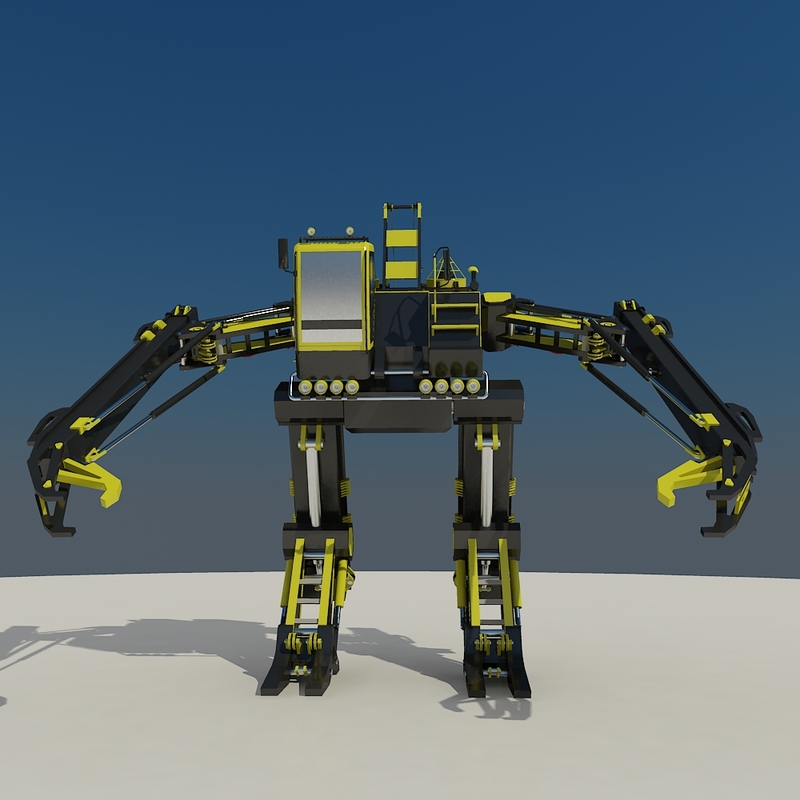 robot loader 3d model