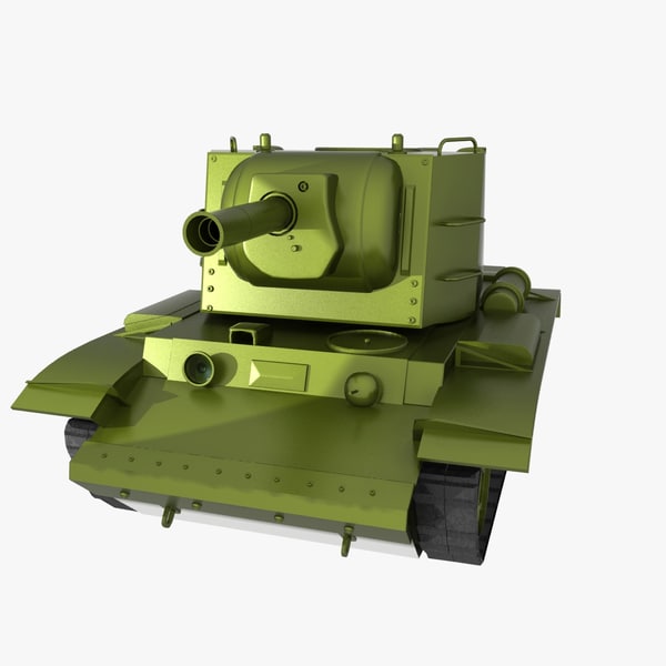modelo 3d El tanque ruso kv-2 ww2 - TurboSquid 630968