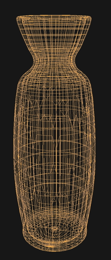 free ceramic pottery vase 3d model