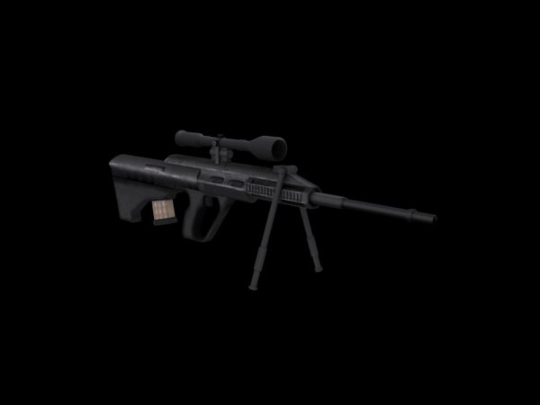 steyr aug a3 3d model