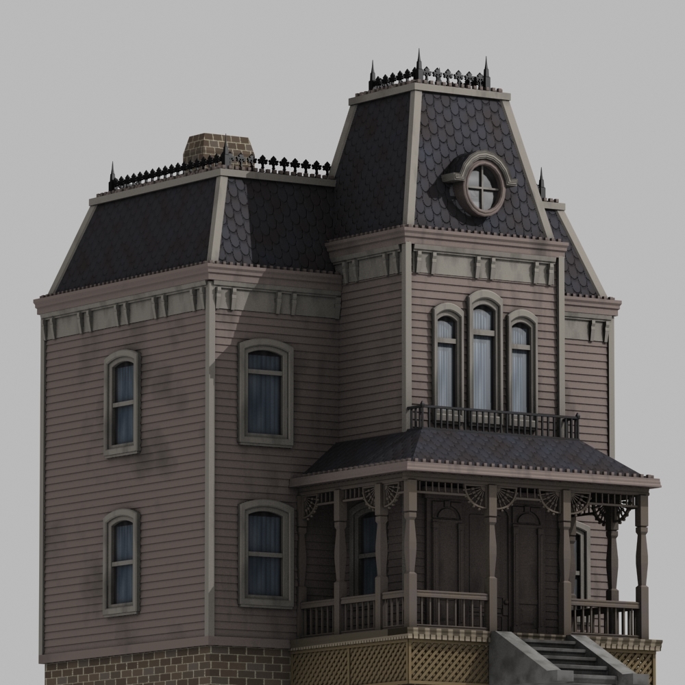3d model house haunted