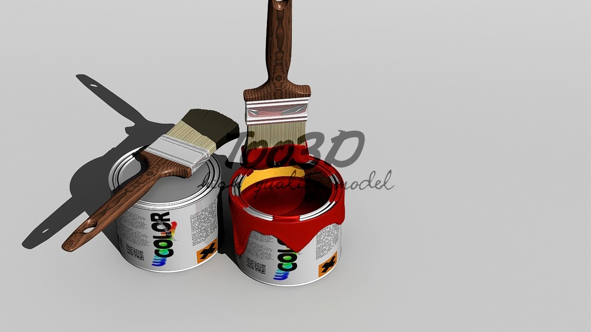 Paint 3D Models for Download | TurboSquid
