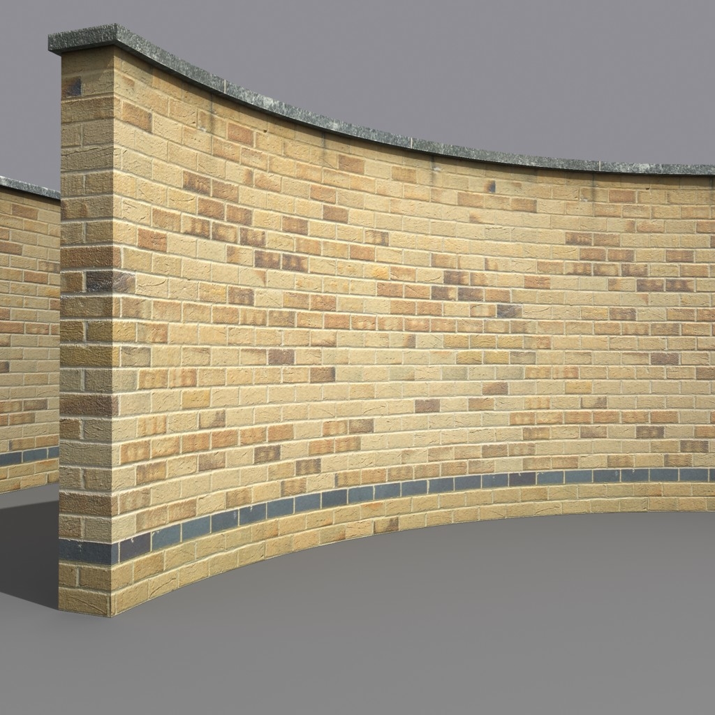 3d model brick wall coz110805530