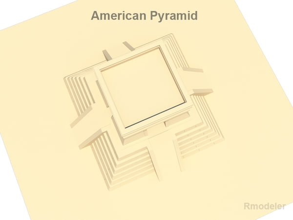 mesoamerican pyramids american 3d model