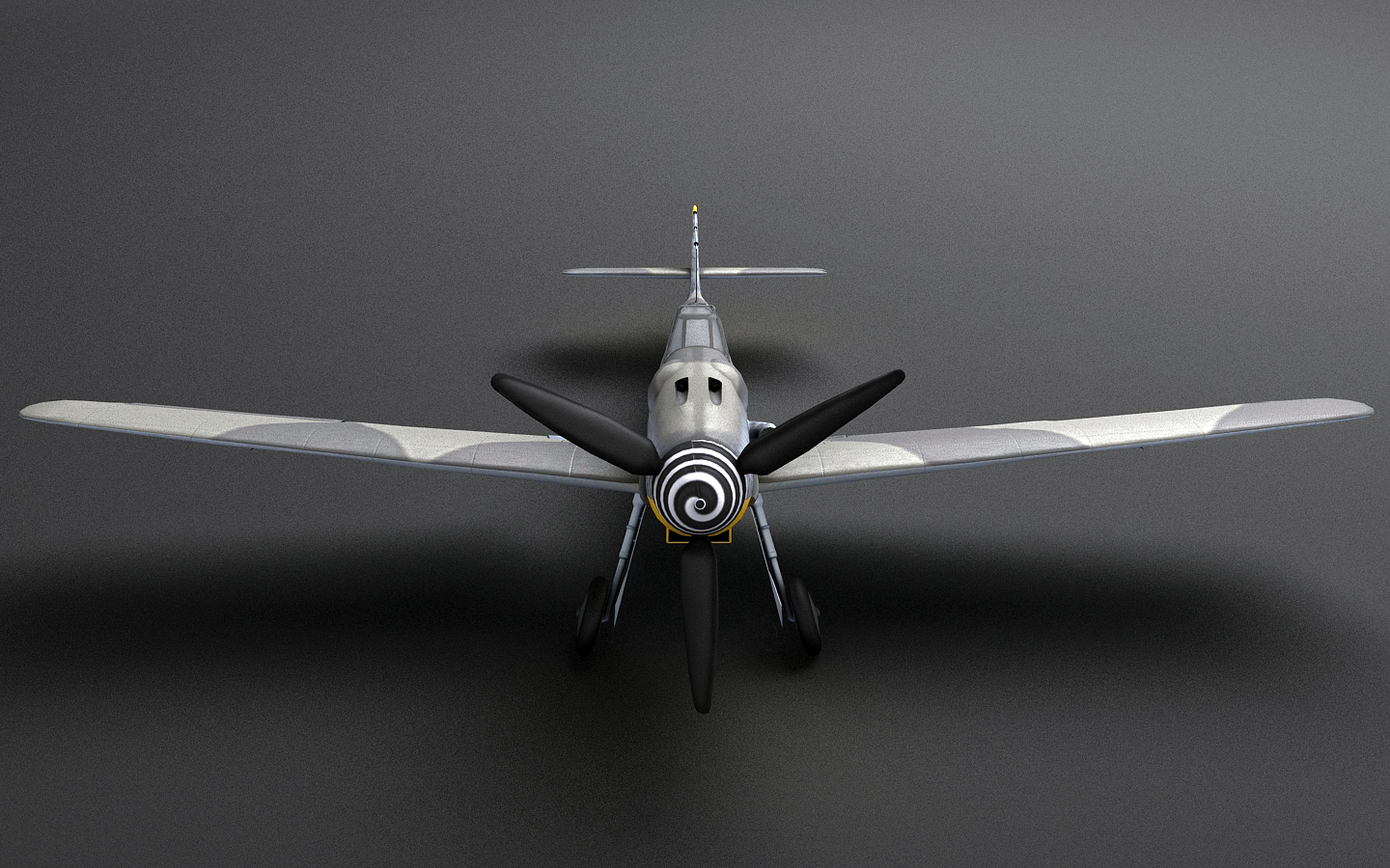 bf-109 plane ww2 3d model