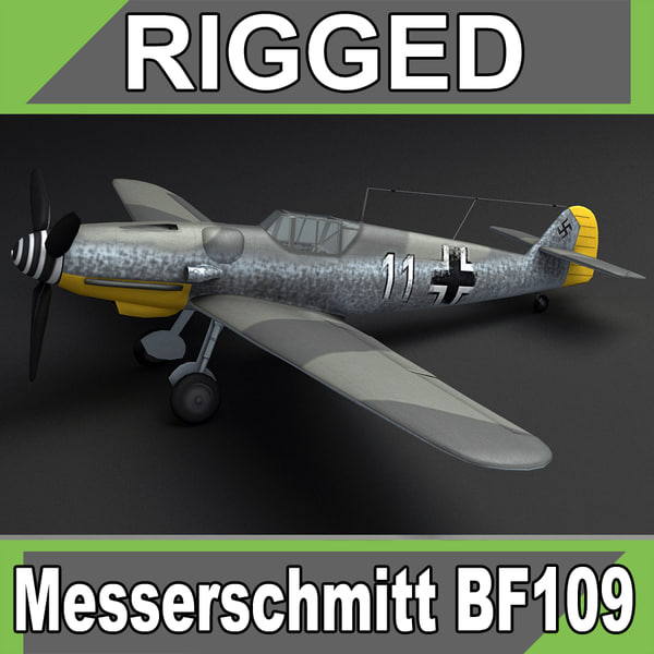 Messerschmitt BF109 Modelo 3D - TurboSquid 629919