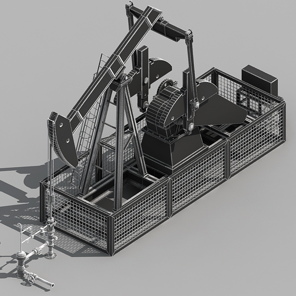 3d oil pump jack