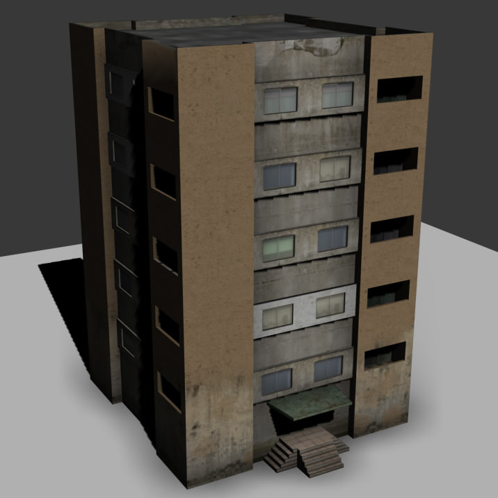 3d russian block tower