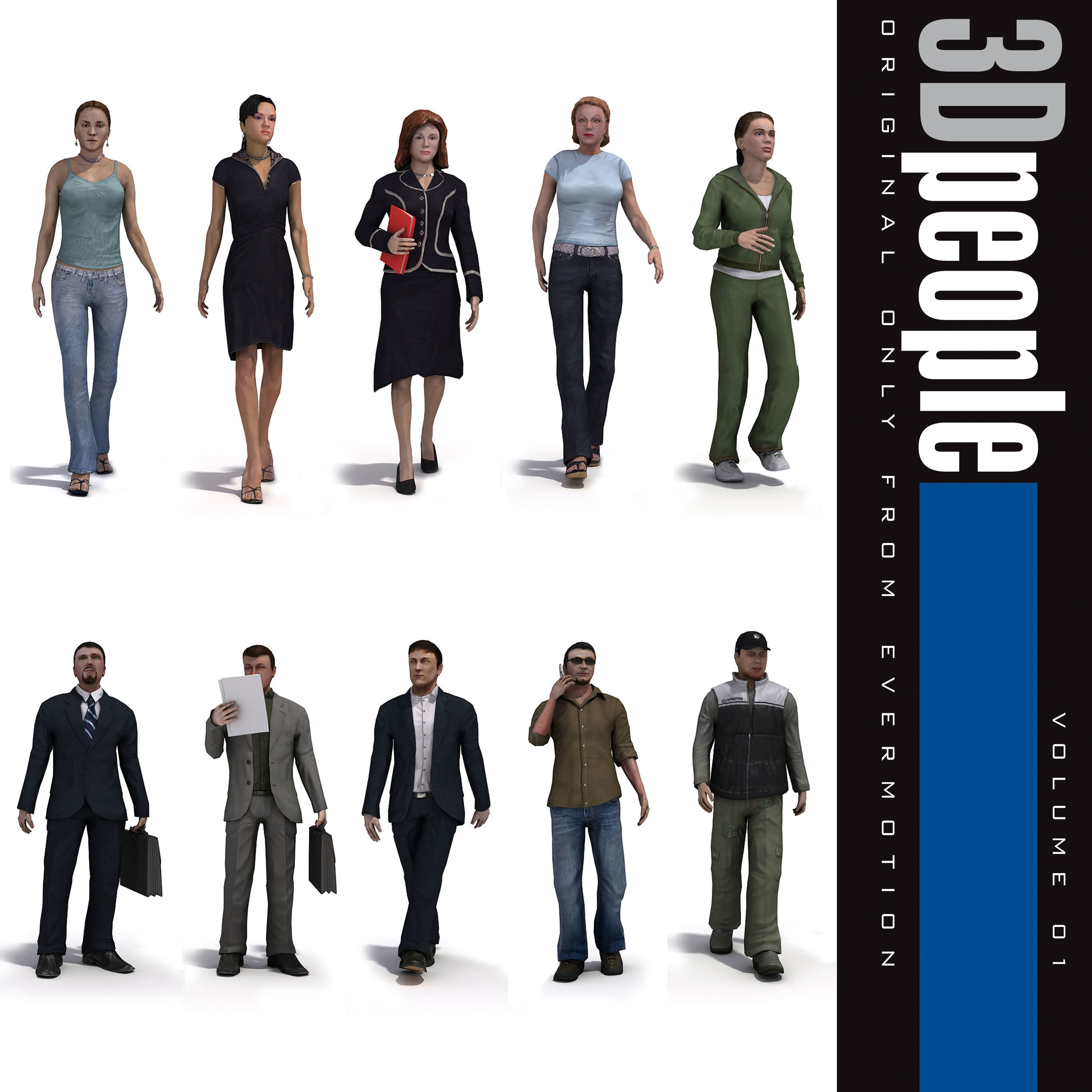 3d model people vol 1