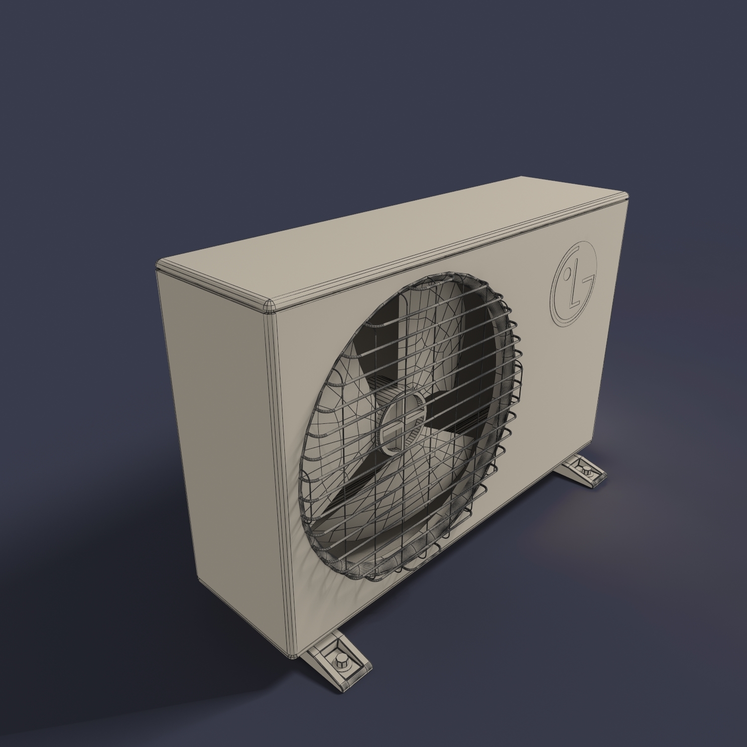 3d conditioner outdoor unit model