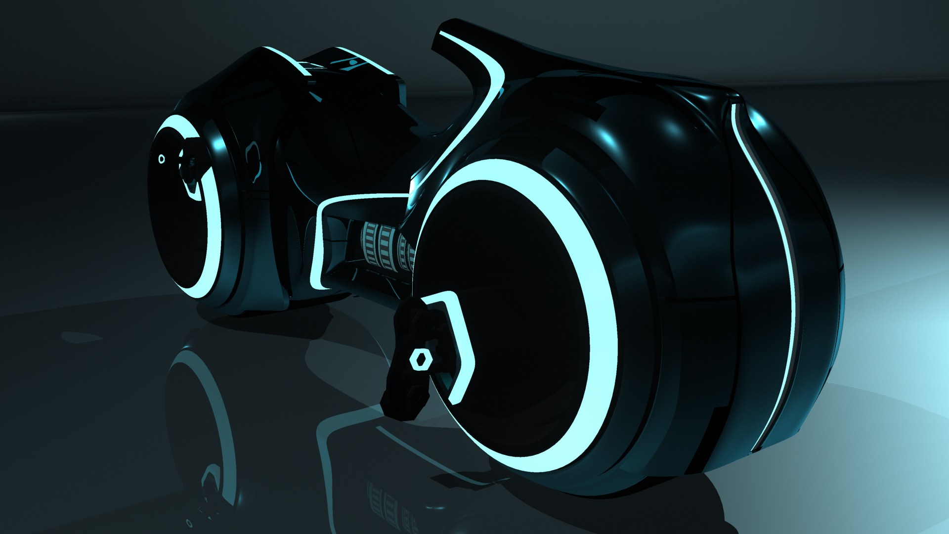 tron light cycle 3d fbx