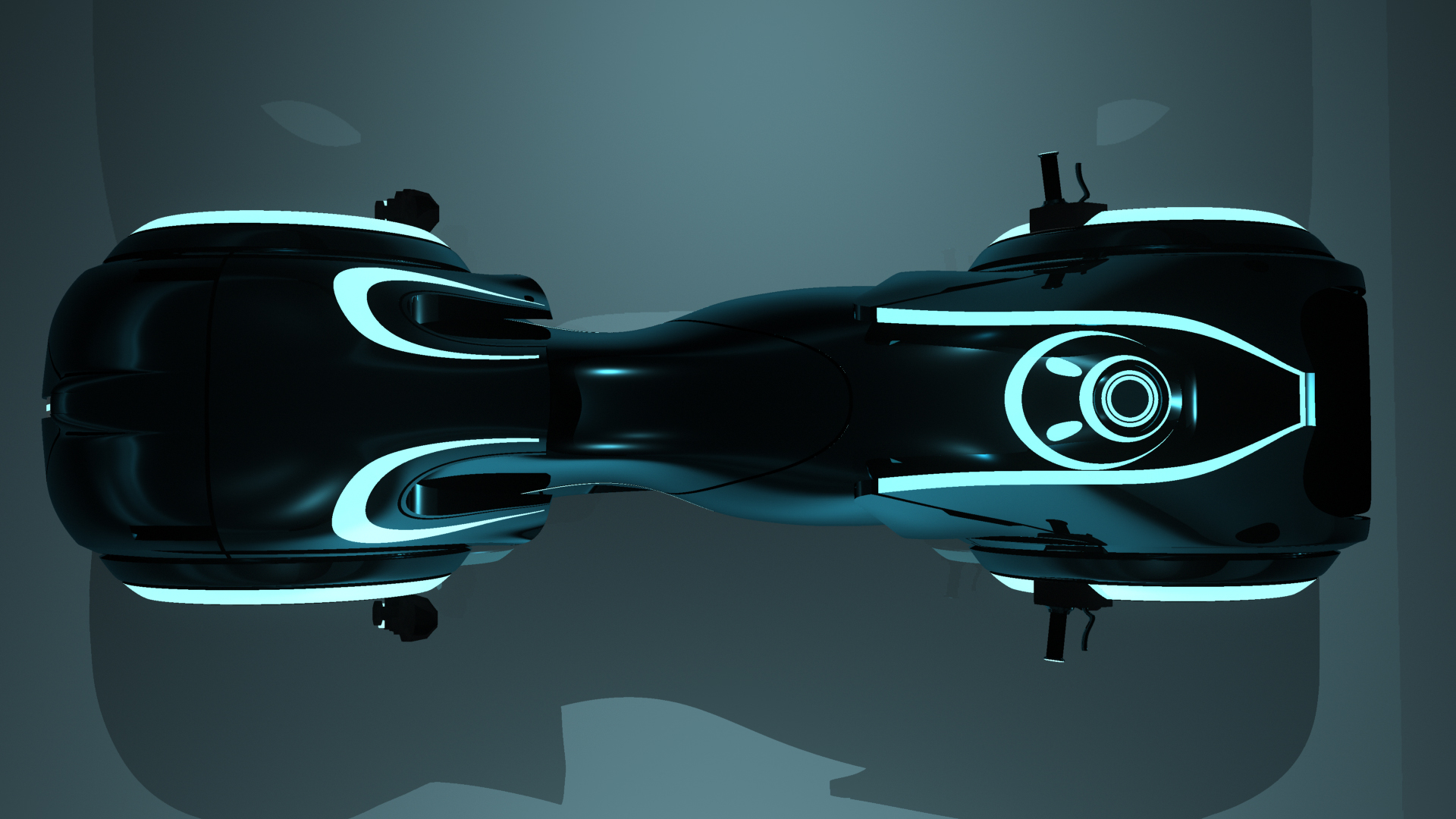 tron light cycle 3d fbx