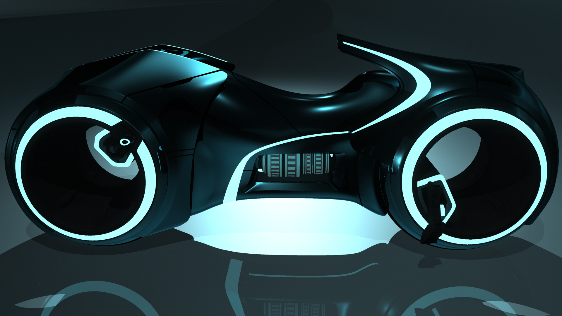 tron light cycle 3d fbx