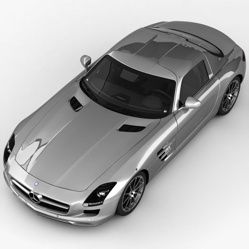 mercedes benz sls amg 3d model