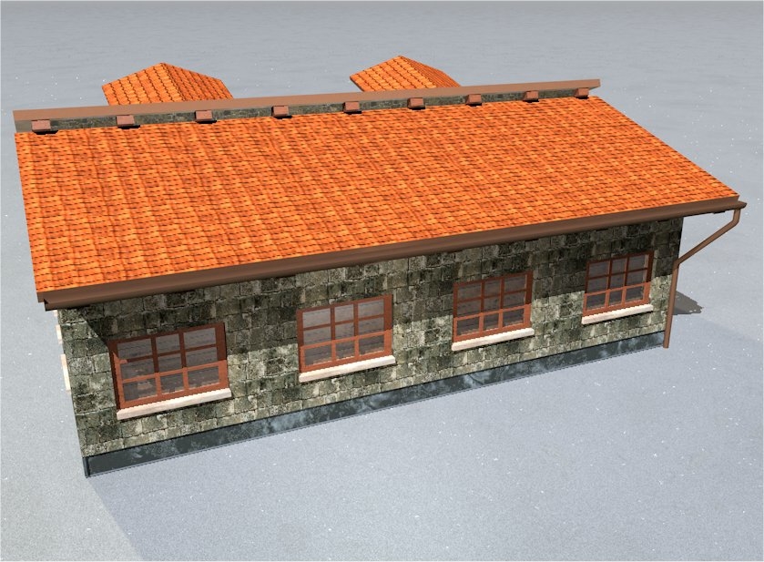 3d model village house