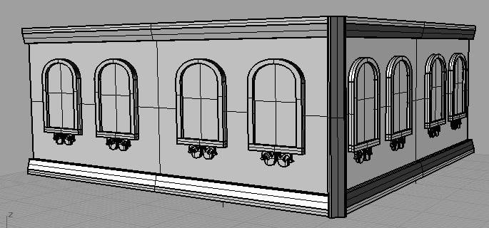 designed building obj free