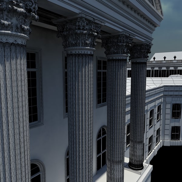 max neoclassical building palace