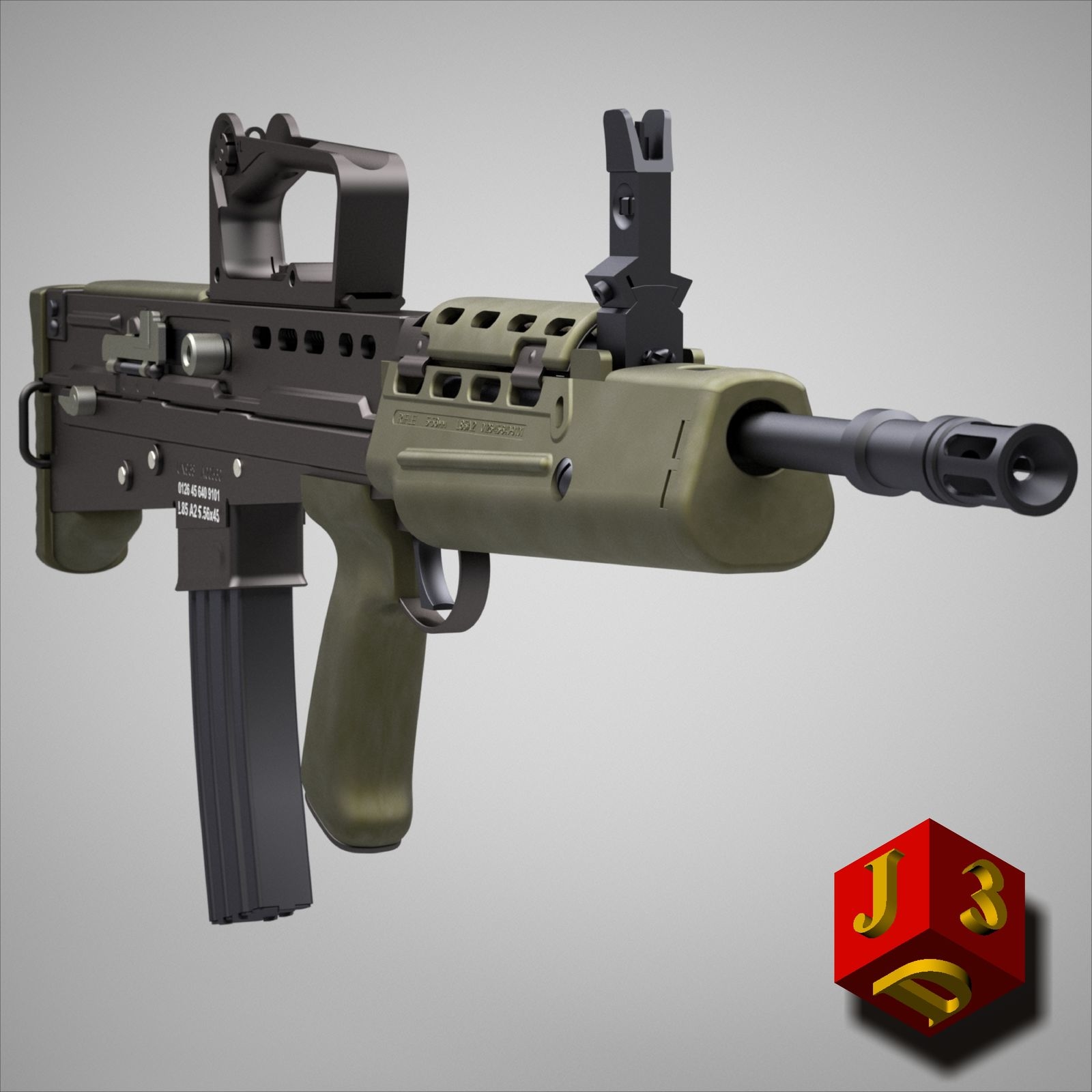 nato rifle assault c4d