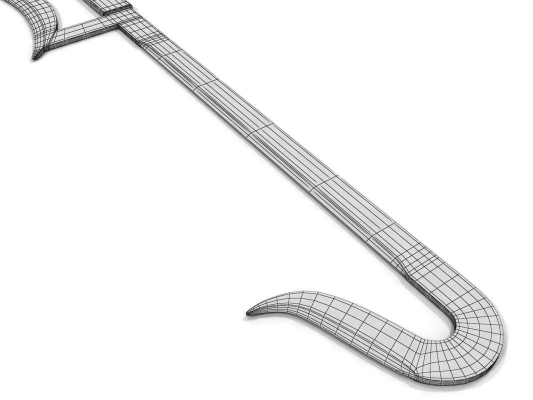 3dsmax chinese hook sword