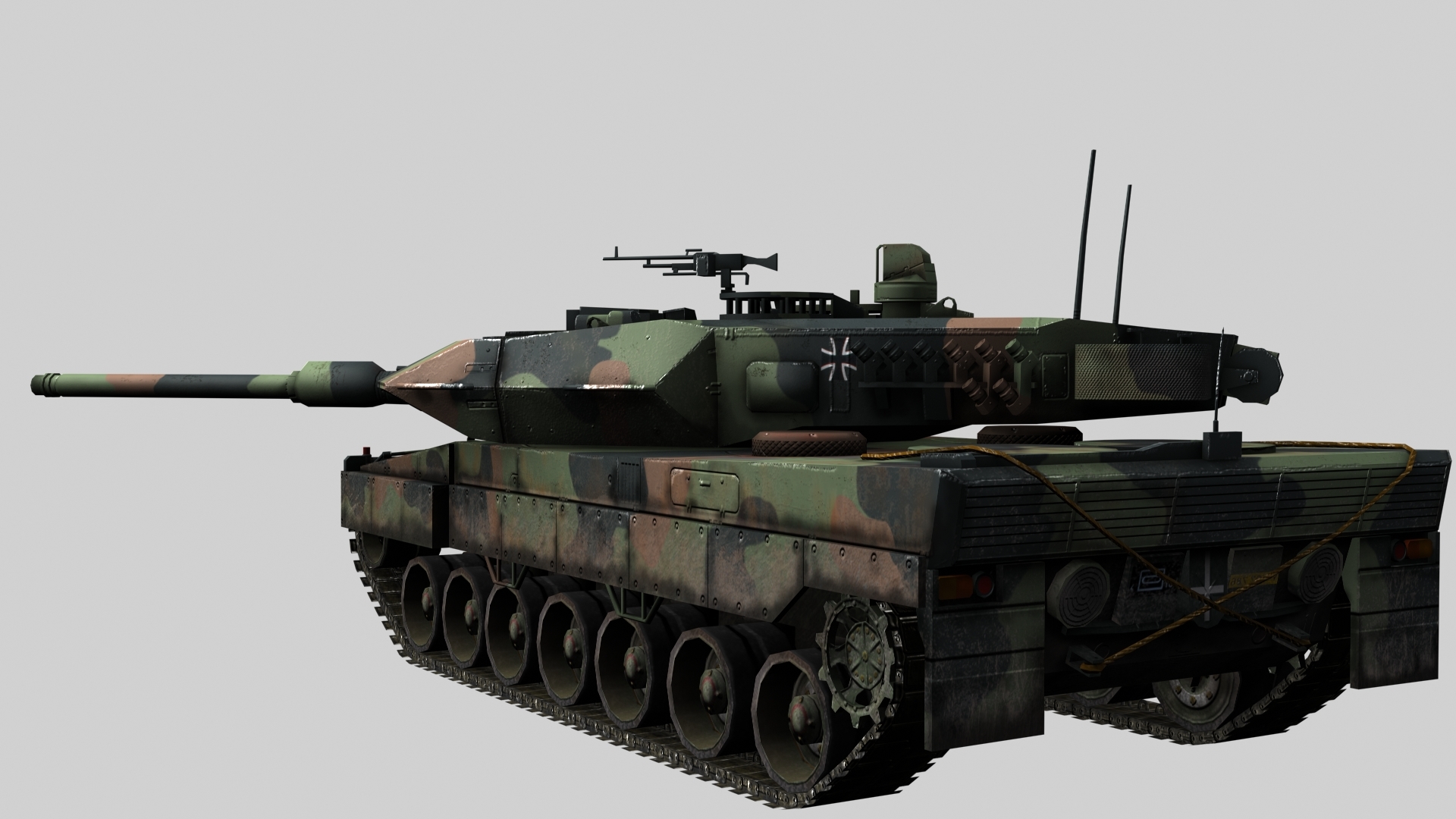 L2A6 Leopard德国陆军坦克游戏准备模型3D模型 - TurboSquid 632189