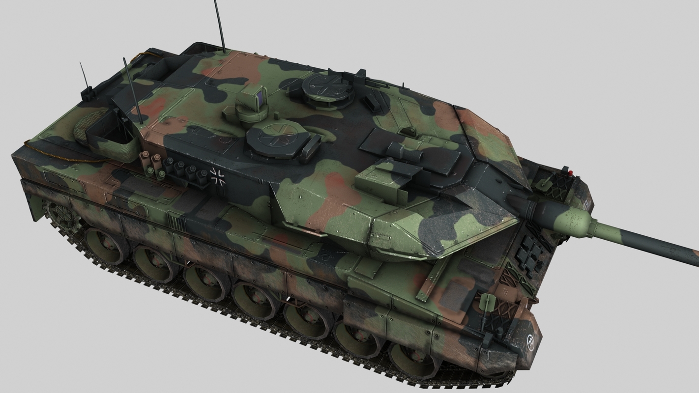 L2A6 Leopard德国陆军坦克游戏准备模型3D模型 - TurboSquid 632189