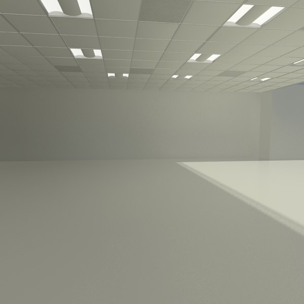 3d modular acoustic ceiling model