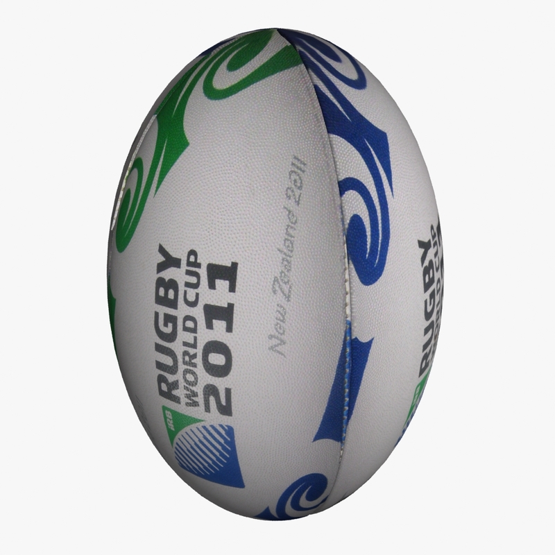 3d rugby ball