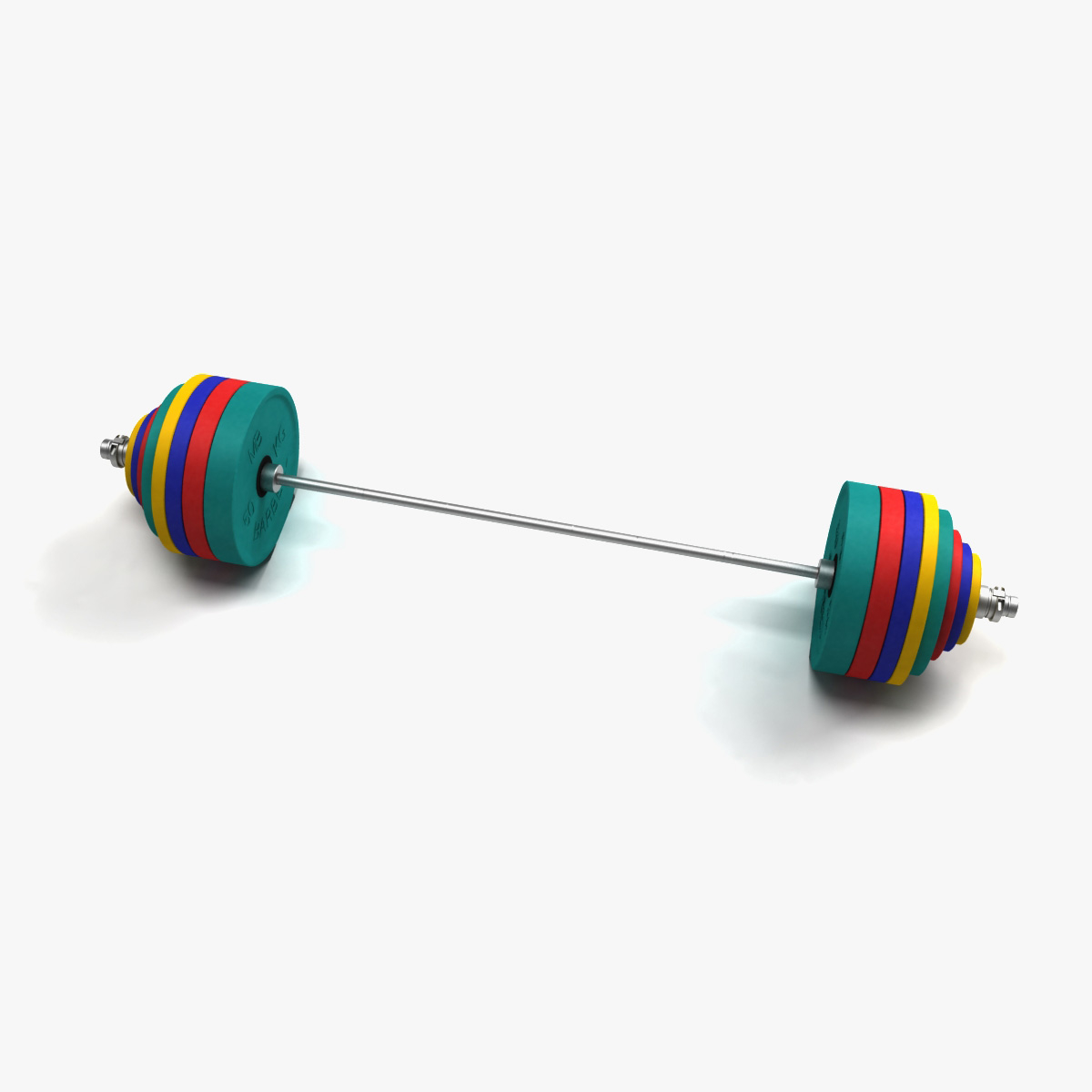 3d olympic barbell model