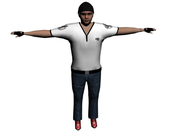 char character 3d max