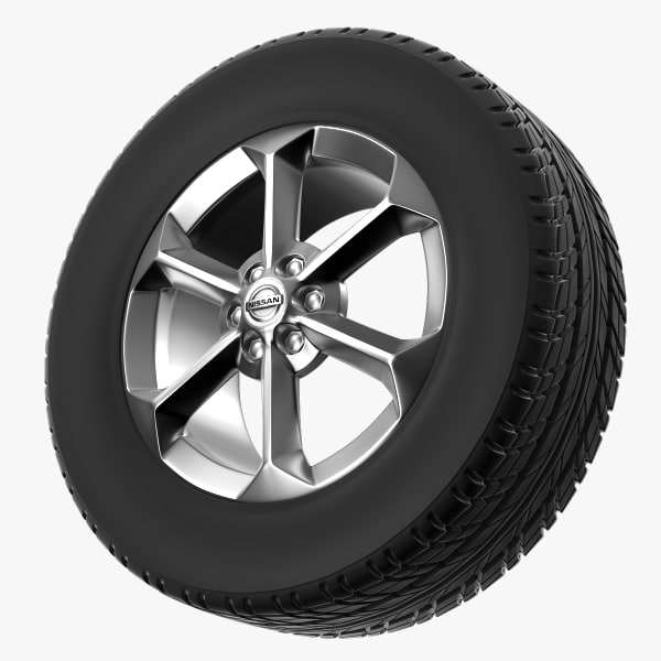 obj nissan wheel r17